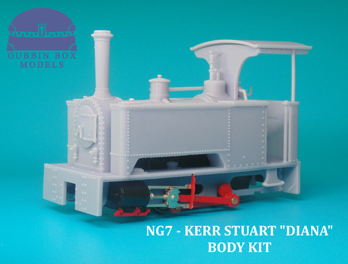 NG7 Kerr Stuart Diana 0-4-0T - Narrow Gauge Body Kit - 0-16.5 3D ...