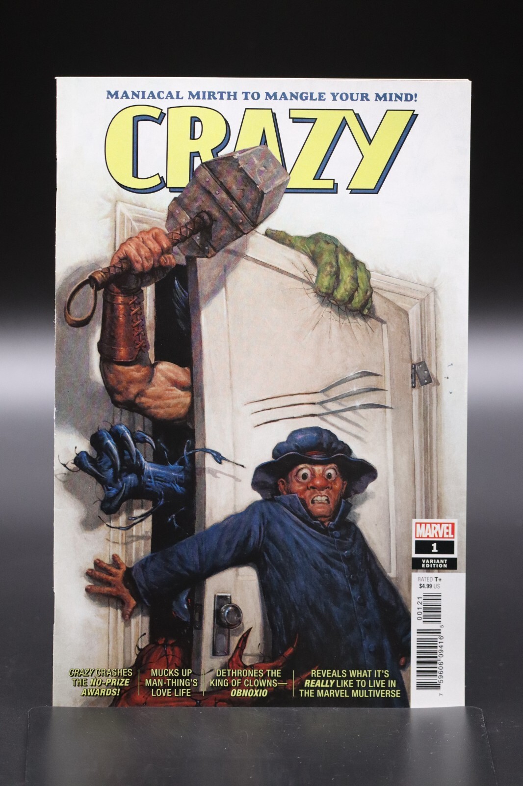 Crazy (2019) #1 E.M. Gist Variant Cover Obnoxio The Clown Thor Hulk ...