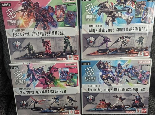 Gundam TCG COMPLETE Assemble Starter Deck St01/02/03/04 | eBay