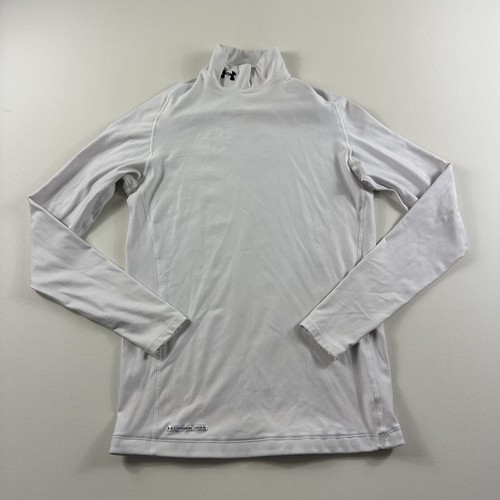 Under Armour Cold Gear Fitted Mock Neck Compression Shirt Adult Mens ...