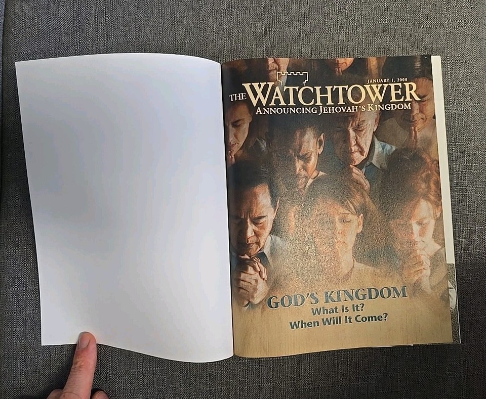 Vintage 'The Watchtower' Jehovah's Witness Religious Book of 12 ...