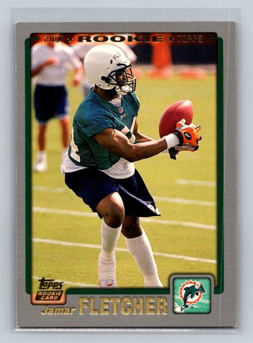 2001 Topps Rookie RC #312 Jamar Fletcher Miami Dolphins Football Card ...