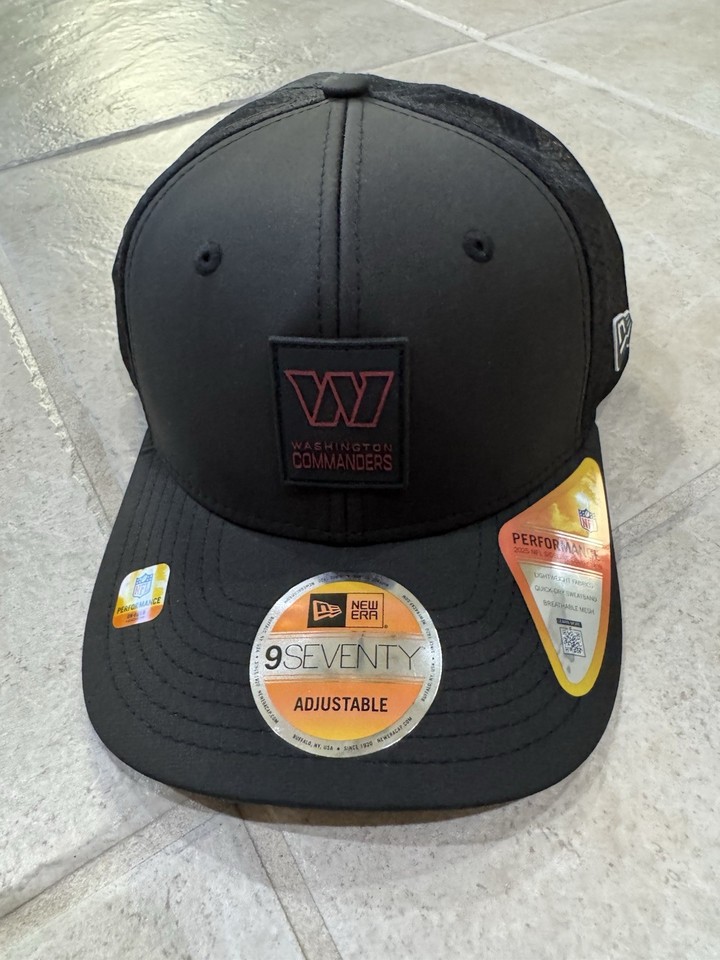 Washington Commanders New Era 2025 Sideline 9SEVENTY Trucker Adjustable ...