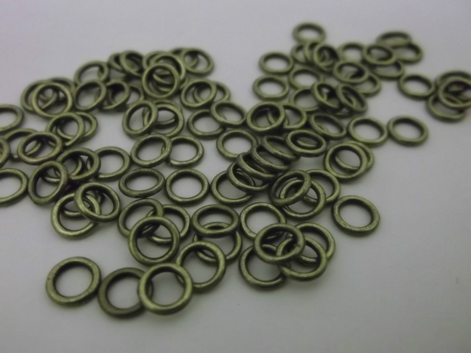 (Buy 4 Get FREE Post) 100 Soldered Closed 4mm 6mm 10mm 14mm Jump Rings ...