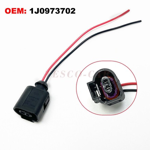 Electrical Harness 2 Pin Connector Plug Wiring for VW Audi 2004-2009 ...