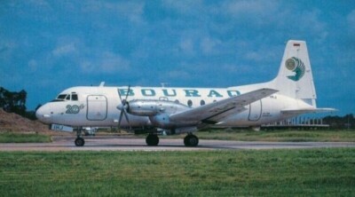 Bouraq Indonesia Airlines BAe HS 748 PK-IHJ @ Balikpapan 1990 ...