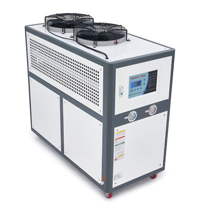 CREWORKS 5 Ton 7.5HP Industrial Air-Cooled Water Chiller with 13 gal ...