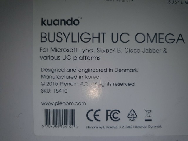 Kuando Busylight UC Omega Presence/Status Indicator Light for sale ...