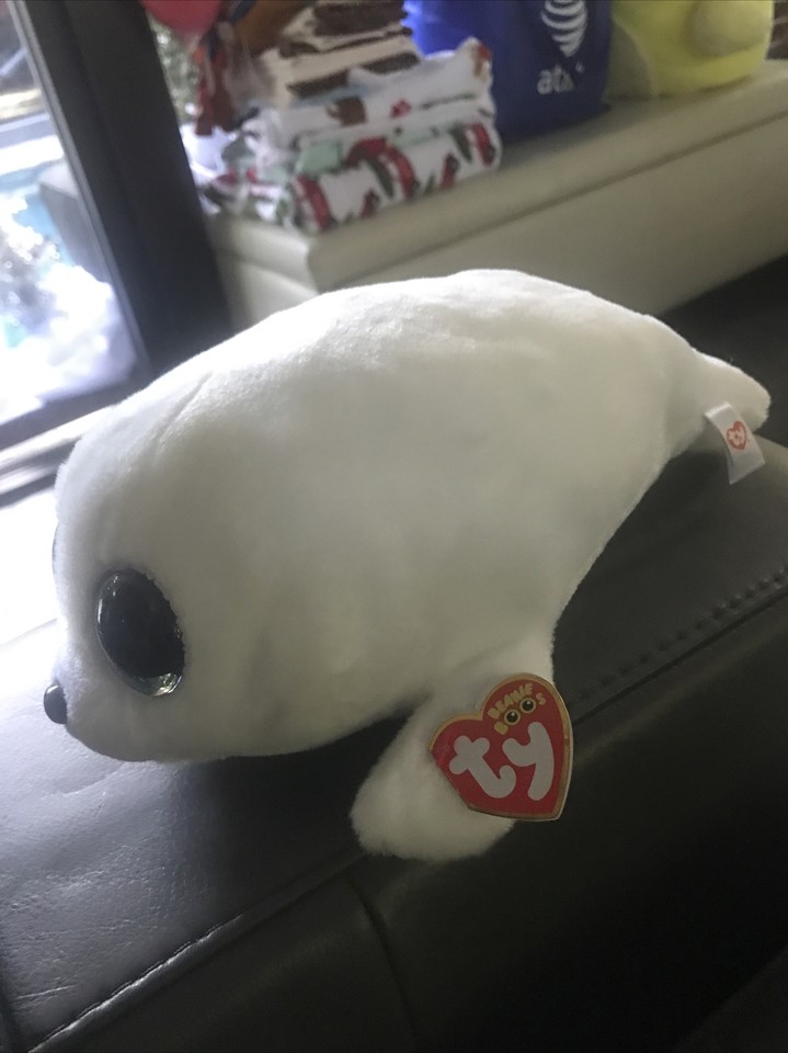 Ty Beanie Boos - ICY the White Baby Seal (6 Inch) NEW - MINT with MINT ...