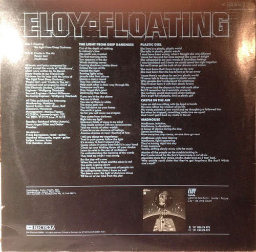 Eloy Floating LP Album RP Vinyl Schallplatte 007 | eBay