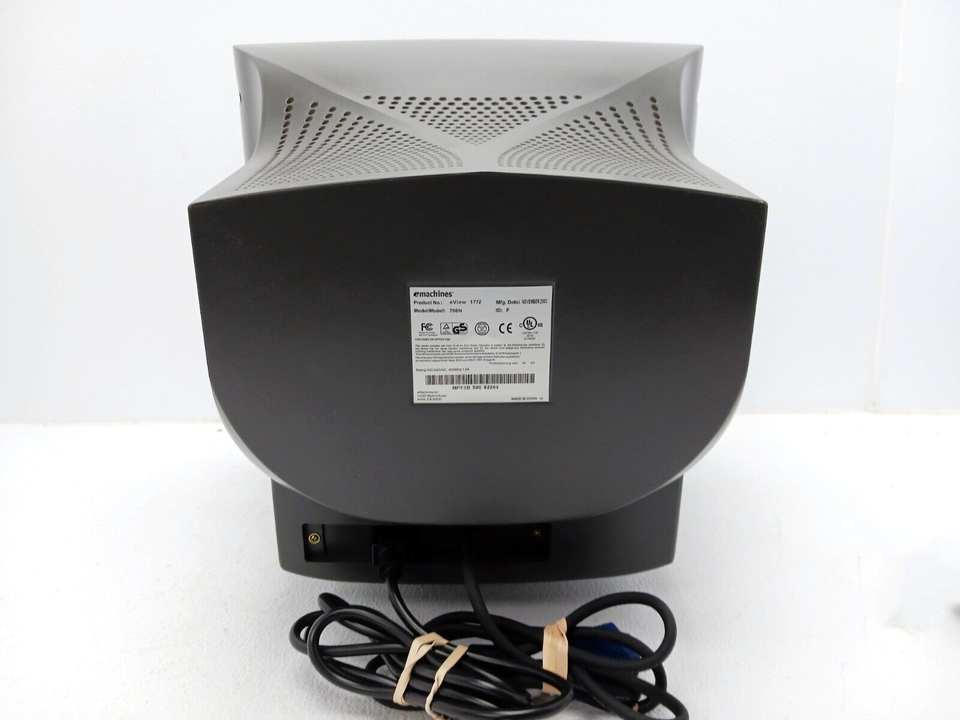 eMachines 786N 17-inch CRT Monitor eView 17f3 Computer Retro Gaming ...