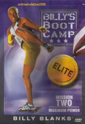 BILLY BLANKS BOOT CAMP ELITE BootCamp Core Fitness Workout Toning DVD ...