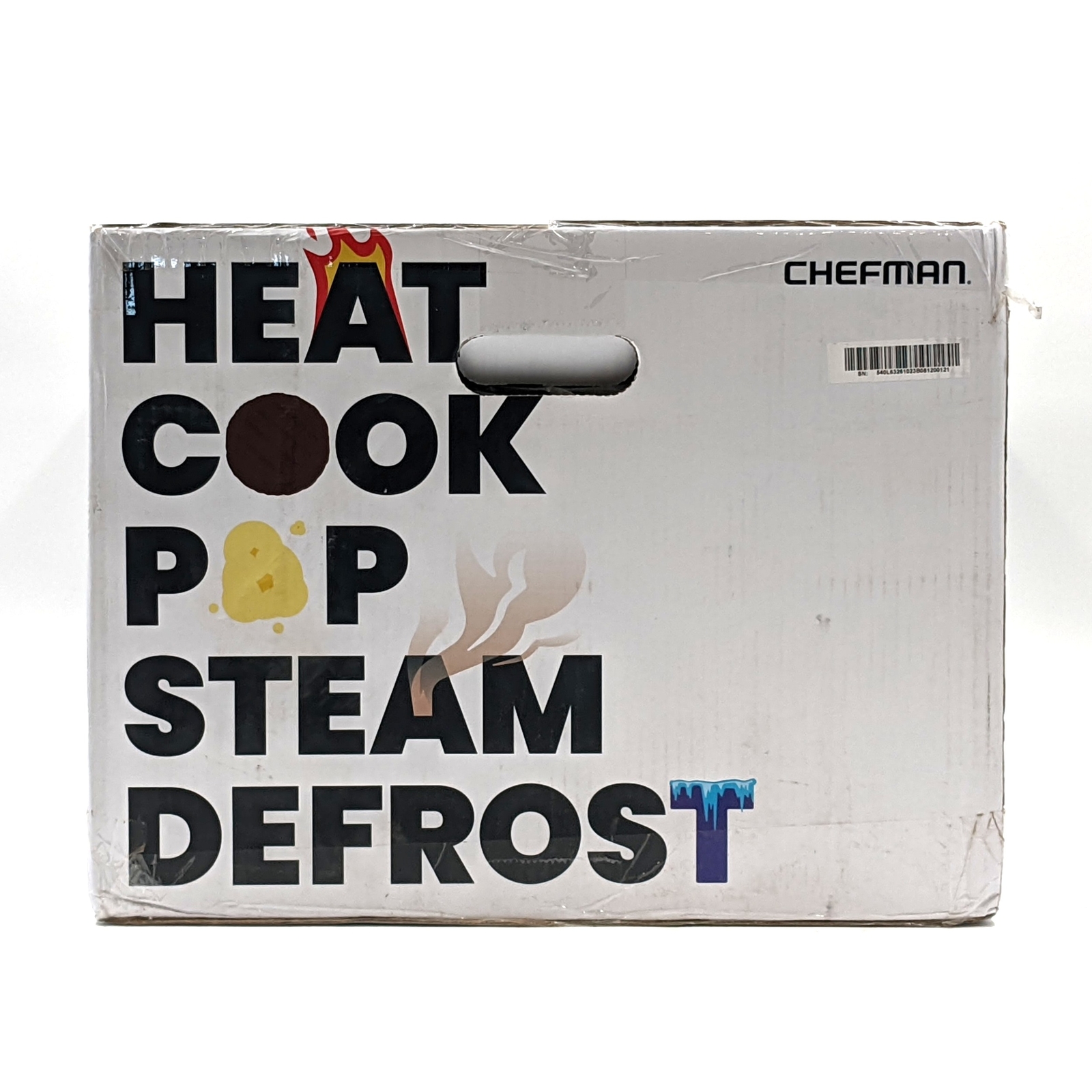 Chefman MicroCrisp Microwave 1.1 Cu ft 1000w Model RJ55-SS-11 Stainless ...