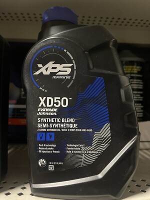 XD50 Johnson Evinrude 2-Stroke Outboard Synthetic Blend Oil 1 U.S. QT ...