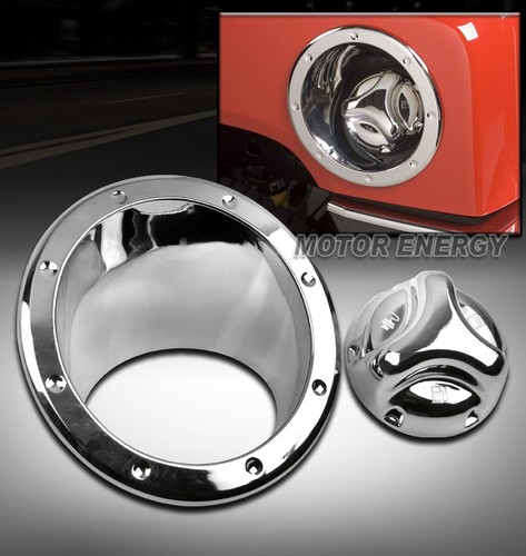 06-10 HUMMER H3 GAS TANK COVERS FUEL DOOR BEZEL CAP MOULDING TRIM ...