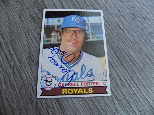 1979 TOPPS #571 DARRELL PORTER KANSAS CITY ROYALS SIGNED AUTOGRAPHED | eBay