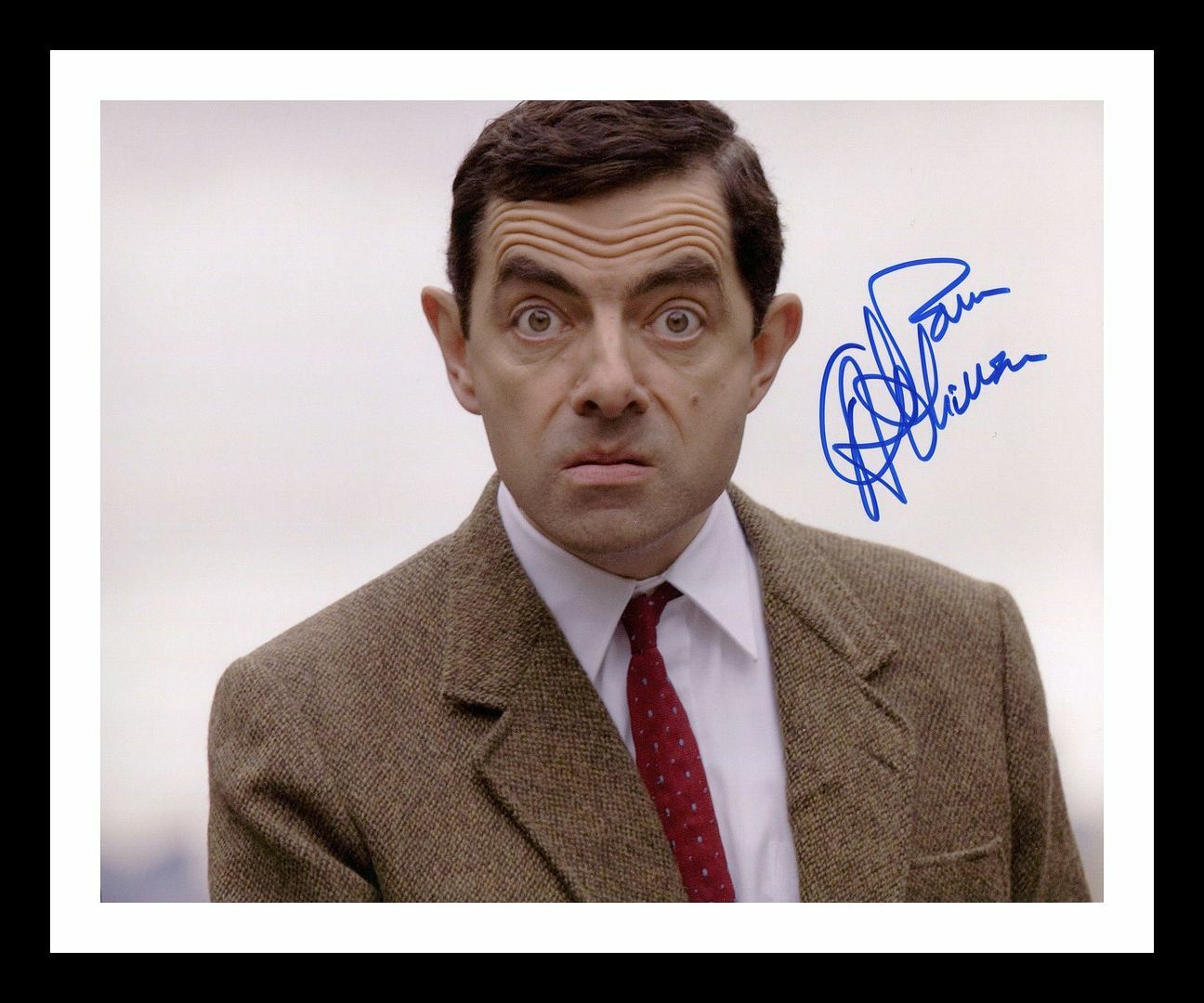 Rowan Atkinson - Mr. Bean Autographed Signed & Framed Photo | eBay