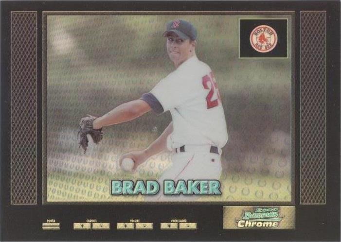 2000 Bowman Chrome - Brad Baker #150 Retro-Future Refractor (RC) for ...