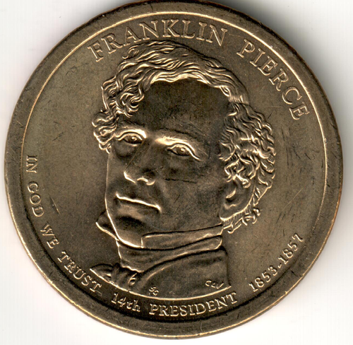 USA - 2010P - 1$ Presidential Coin - Franklin Pierce - #4272 | eBay