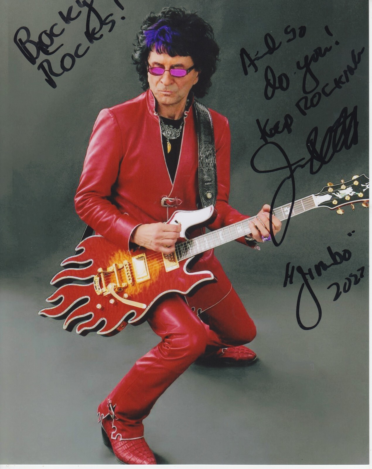 Jim Peterik (Eye OF The Tiger) 8x10 Signed Photo w/ COA Singer #1 | eBay