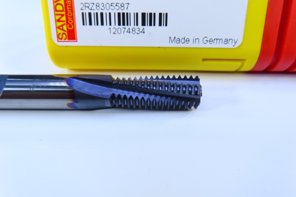 NEW 7/16-20 SANDVIK R217.34C080200AC19N 1630 PLURA CARBIDE THREAD MILL ...