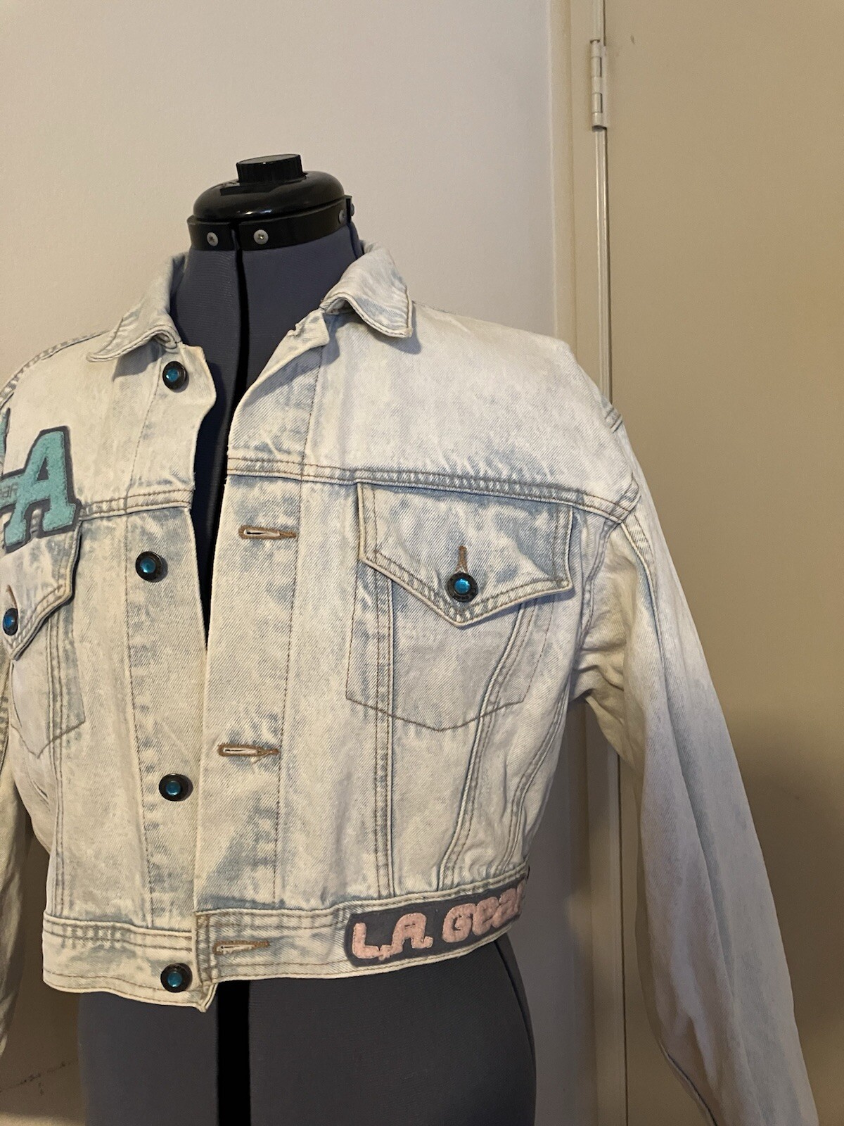 Vintage LA Gear Original Jean Essential Denim Jacket Women’s L | eBay