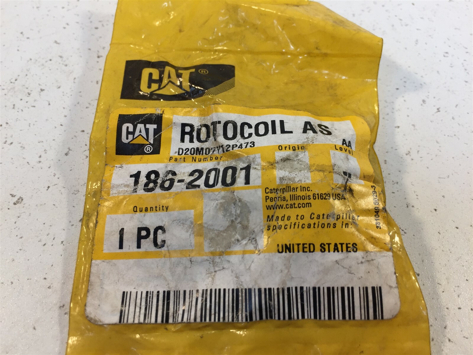 Genuine Caterpillar 186-2001 Rotocoil AS 1862001 | eBay