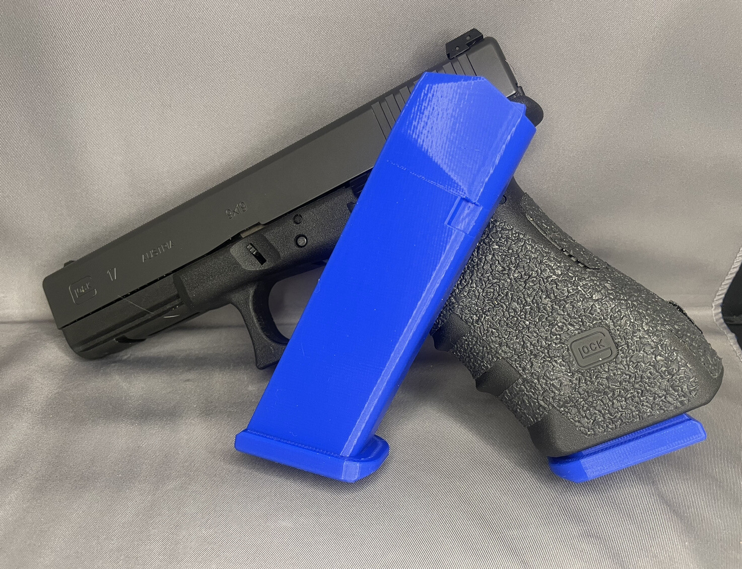 Blue Glock 17 Dummy Magazine - Dry Fire training / practice magazine ...