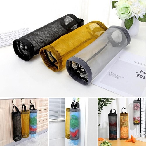 Trash Hanging Storage Garbage Bags Dispenser Grocery Organizer Dining ...