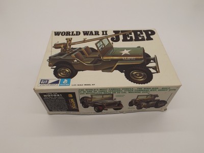 Vintage Model Kit 1/25 MPC General Mills World War II WW2 Military Jeep ...