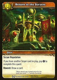 Return to the Scryers Light Play Illidan 234/252 World of Warcraft TCG ...