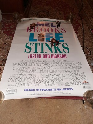 VINTAGE 90s Life Stinks Promo Video Movie Poster Mel Brooks Jeffrey ...
