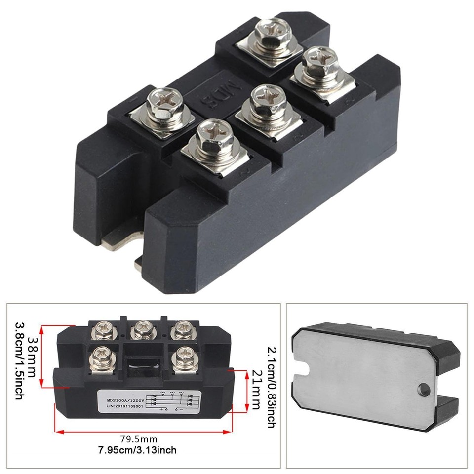 Three Phase Diode Bridge Rectifier 5Pin Rectifier Bridge for Generator ...