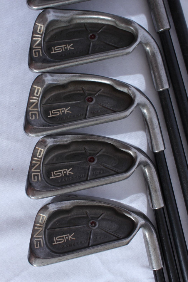 Ping Maroon Dot Isi-k Iron Set 3-5 , 7-9 Aldila Ping 350 series Regular ...