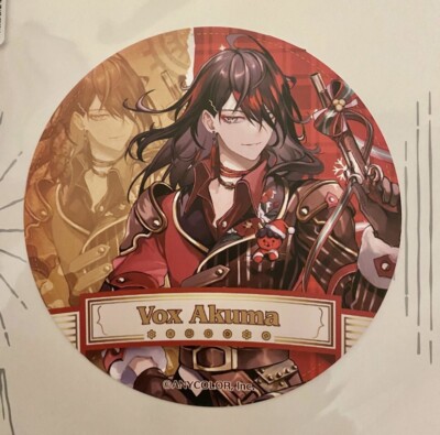 Vox Akuma Paper Coaster OU EN CAFE Taiwan Collab Perk Nijisanjien ...