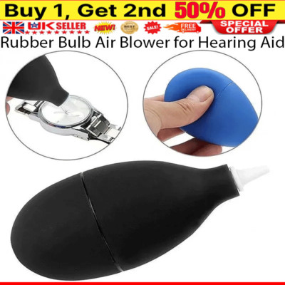Rubber Bulb Pump Squeeze Duster Air Blower Puffer For Hearing Aid ...