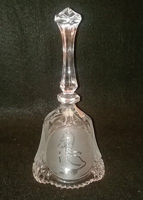 8" Dinner Bell - Beautiful Crystal Goose Bell with Saw Tooth Bottom | eBay