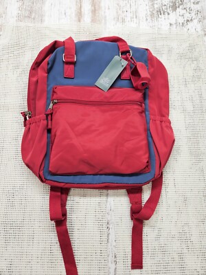 Wild Fable Full Square Backpack Red/Blue | eBay