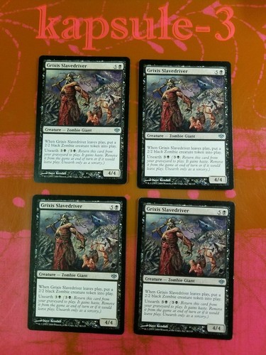 4x Grixis Slavedriver | Conflux | MTG Magic Cards | eBay