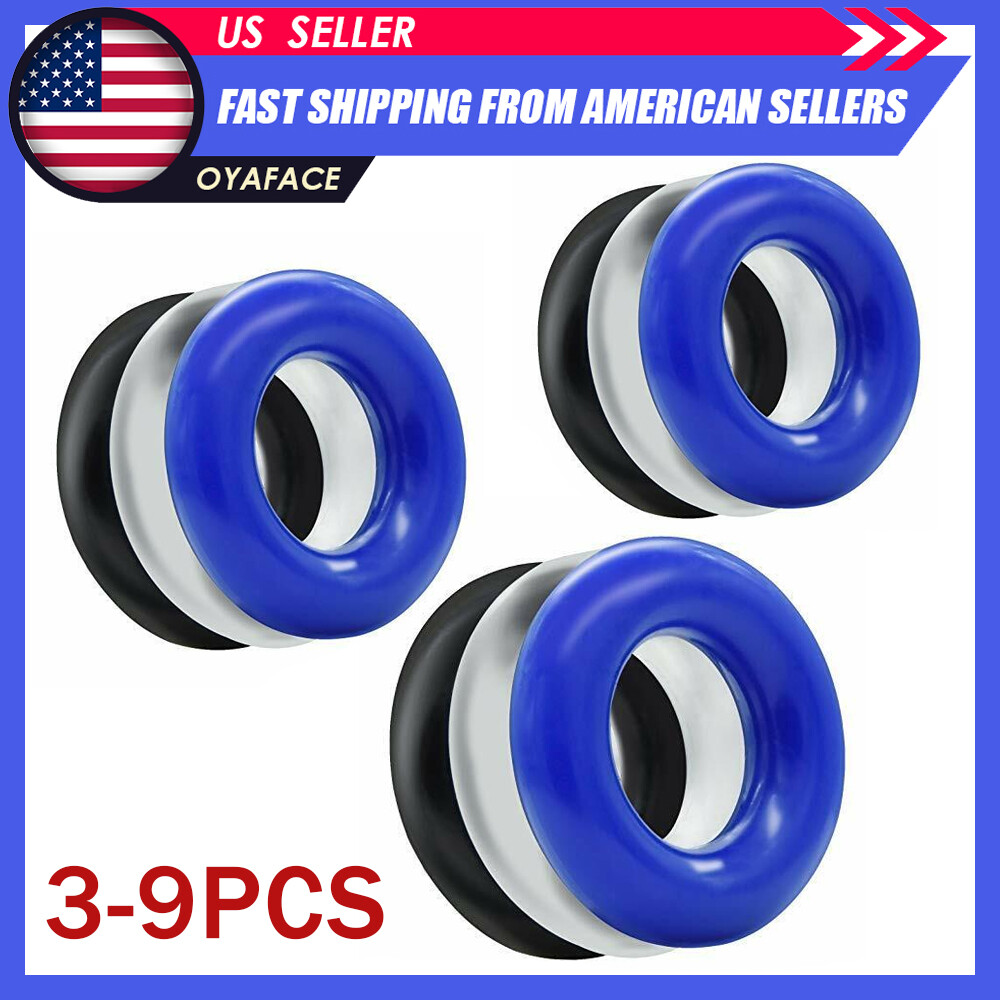 Cock Ring Stay Hard Penis Enhancer 3 Pack Erectile Dysfunction Sex-Toys ...