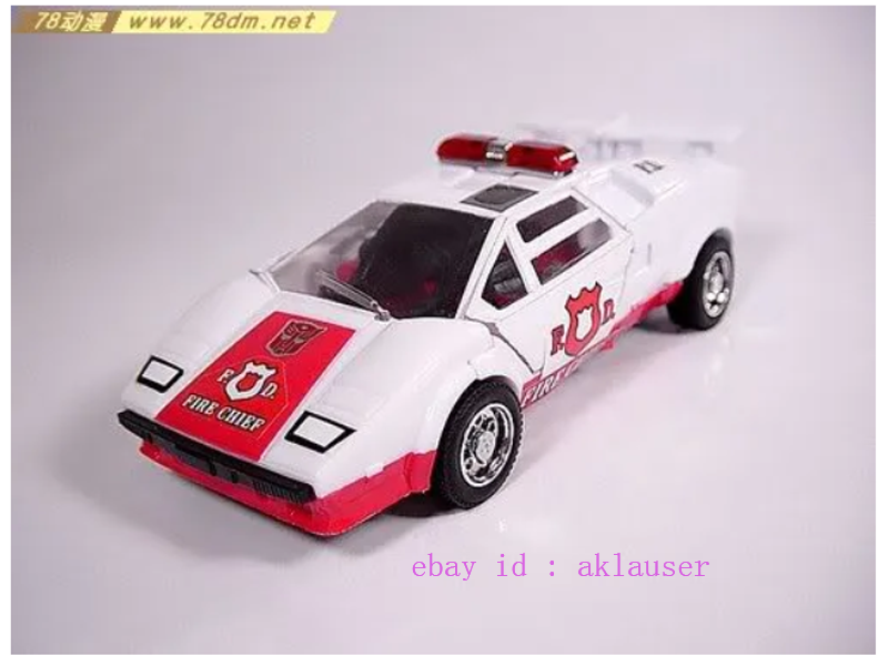 Perfect New Transformers G1 Red Alert Action Figure In Stock | eBay