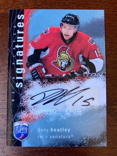 2007-08 Upper Deck BAP Be A Player Signatures Autograph Dany Heatley ...