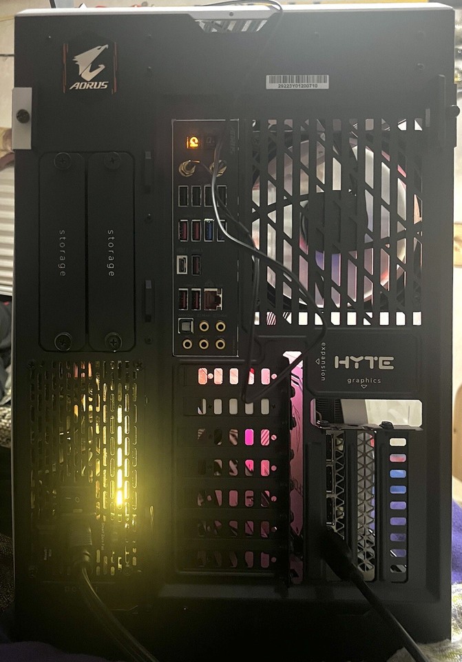 Gaming HYTE Liquid Cooled 12 Core Ryzen 9, 64 Gig Ram, SSD, 12 Gig ...