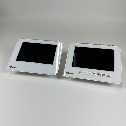 2x Clover Mini (Wi-Fi) C302U POS System/Credit Card LOCKED (No Triangle ...