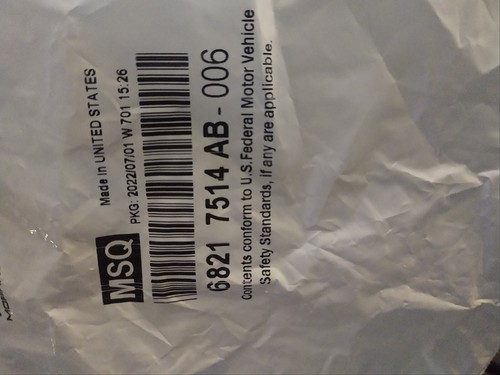 NEW Genuine Mopar Plenum Seal Qty:1 Seal -68217514AB | eBay