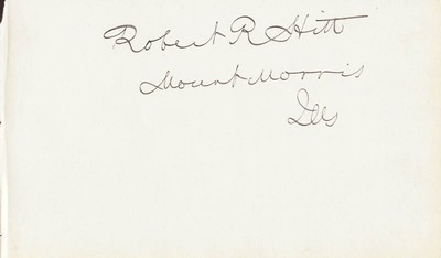 ROBERT R. HITT - SIGNATURE(S) | eBay