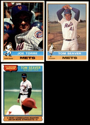 1976 Topps New York Mets Team Set 5.5 - EX+ | eBay