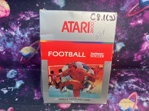Atari 2600 Football Real Sports Soccer Vintage Video Games Cartridge ...