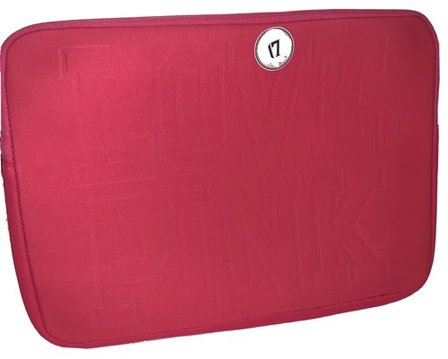 Victoria's Secret PINK LOVE Padded Laptop Case Bag sleeve FITS 17” NWT ...