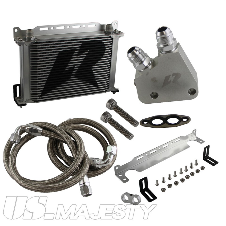 25 Row Engine Oil Cooler Kit For Corvette C5 97-04 C6 05-13 C7 LS1 LS2 ...